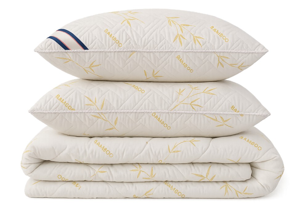 Set Plapuma + 2 perne Somnart Bamboo 200 x 220 cm 022744 – cumpără cu ...